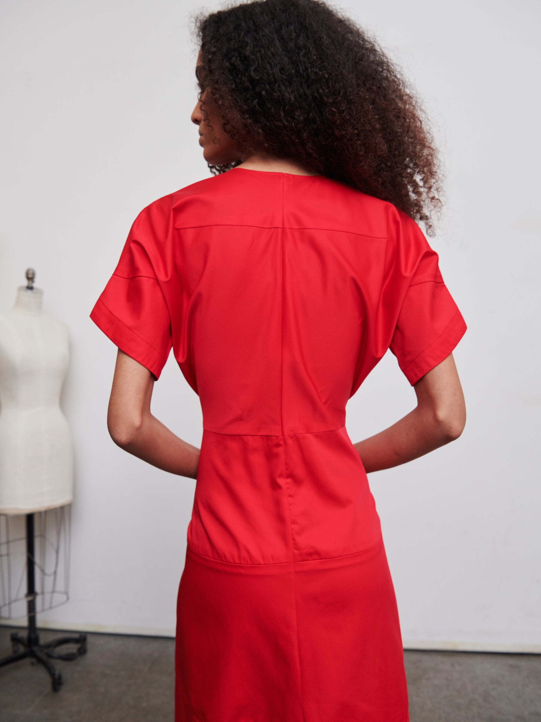Aissa Joi Dress in Cotton Broadcloth | Zero + Maria Cornejo