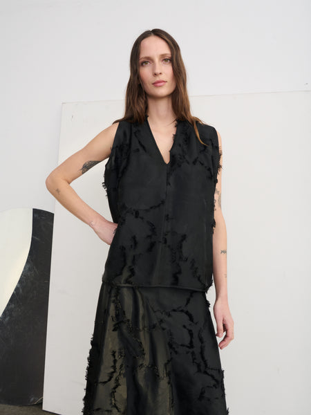 Ina Tank in Lotus Coupe | Zero + Maria Cornejo